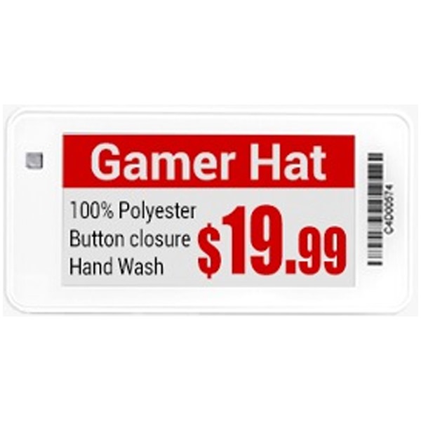 2.66 inch Electronic Price Tag – Unix Prints Store
